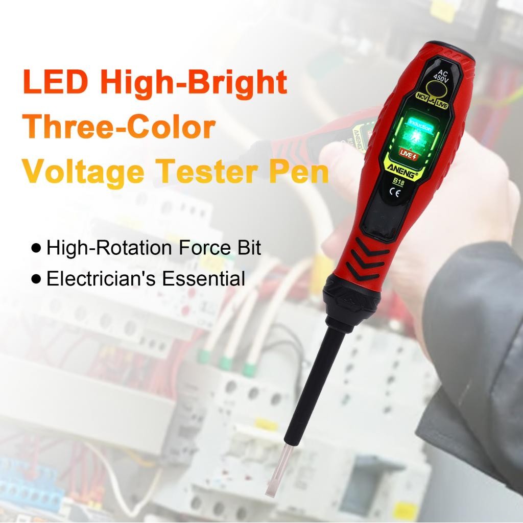 snowind1-BR Voltage Tester Pen with Screwdriver Contactless NCV ...