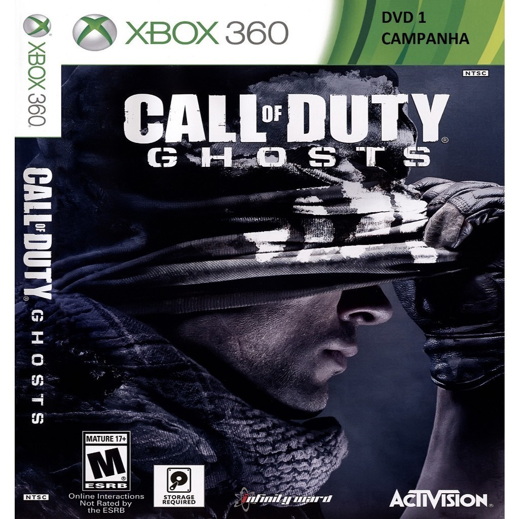 Call Of Duty Ghosts - Xbox 360 Desbloqueado RGH/JTAG | Shopee Brasil