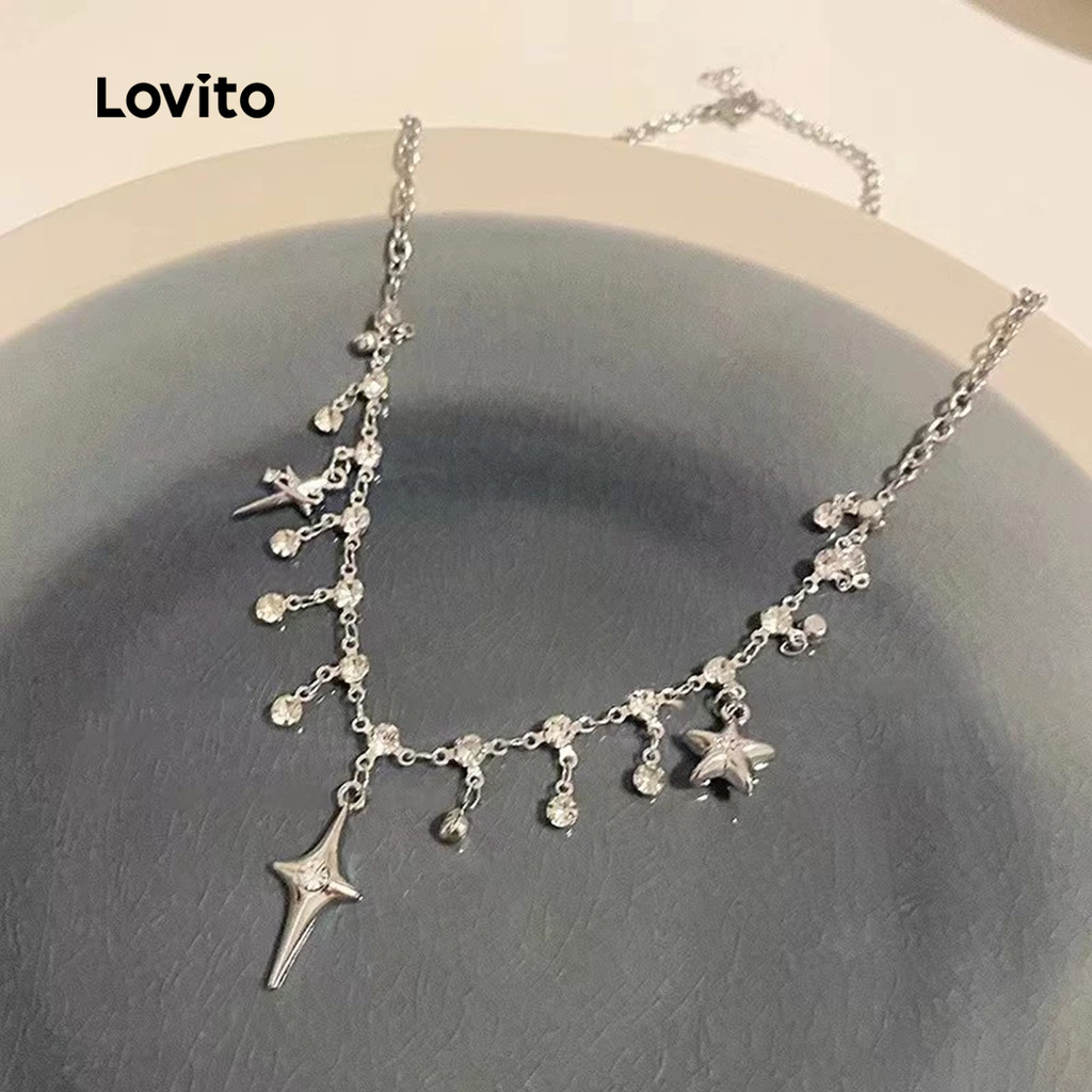 Lovito Colares Elegantes com Estrela LFA99070 | Shopee Brasil