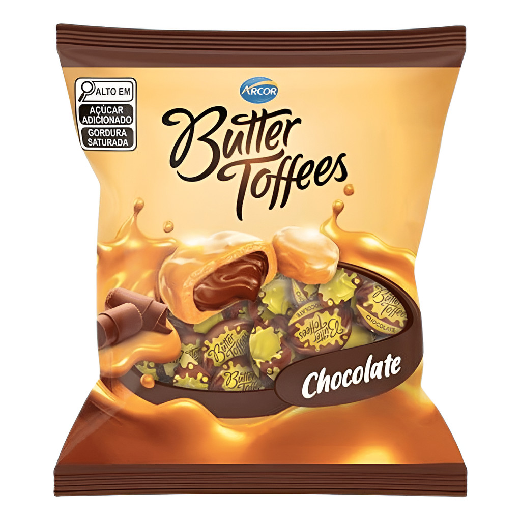 Bala butter toffee 400 grs chocolate | Shopee Brasil