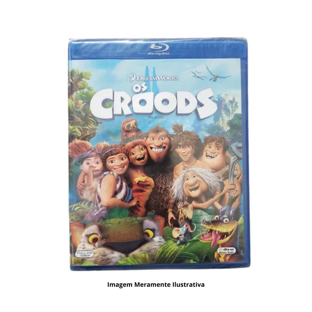 Os Croods - Blu-ray - The Croods (2013) - Somente Mídia no Estojo DVD ...