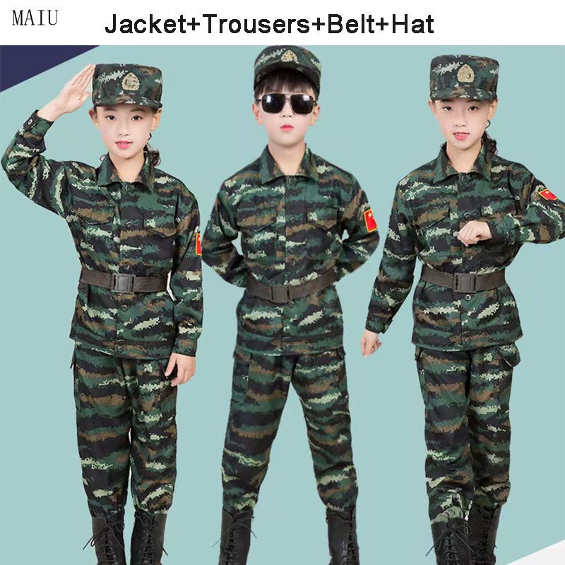 Fantasia Militar do Soldado da Polícia Congme Cosplay Meninos Meninas ...