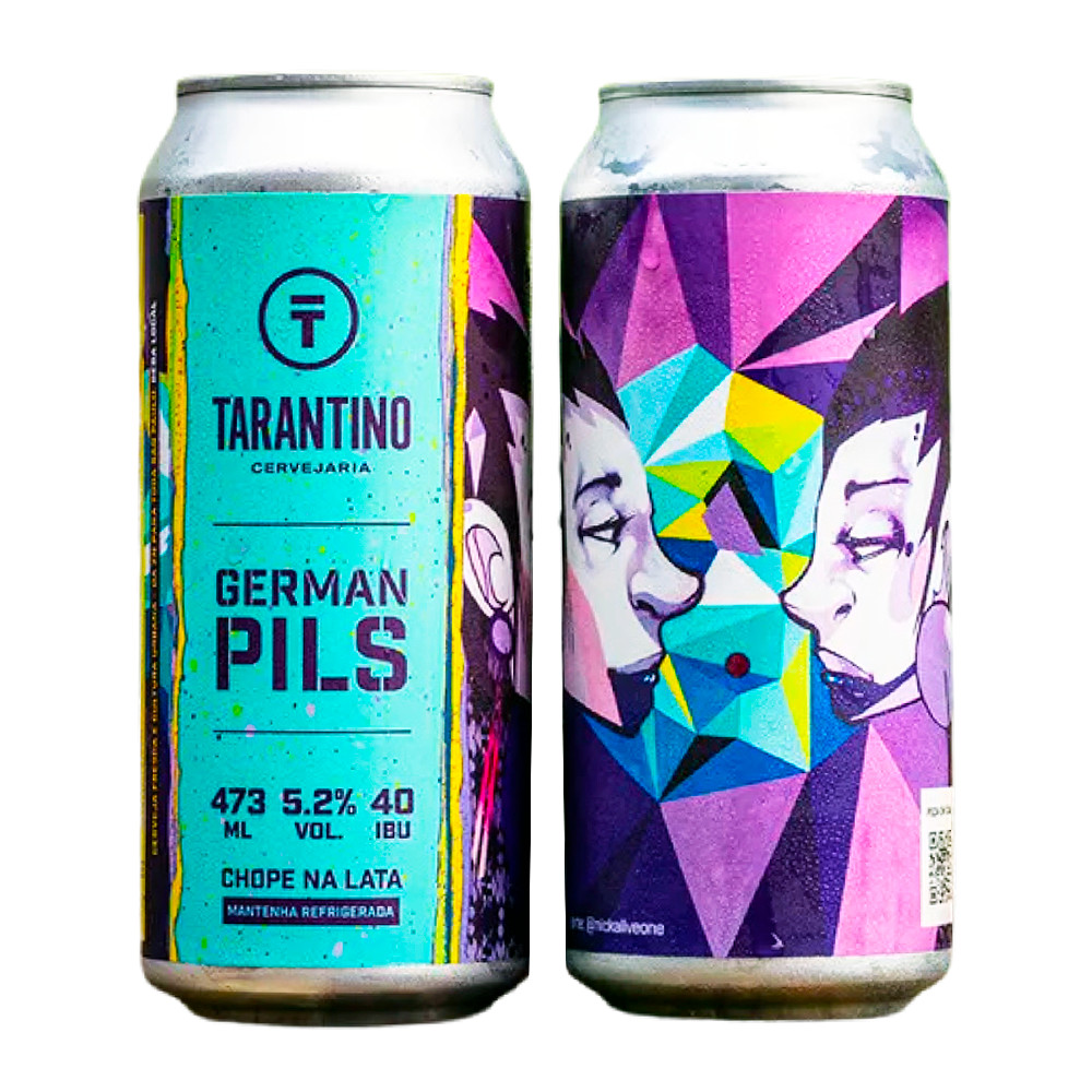 Cerveja Tarantino German Pils 473ml Lata 5,2% | Shopee Brasil