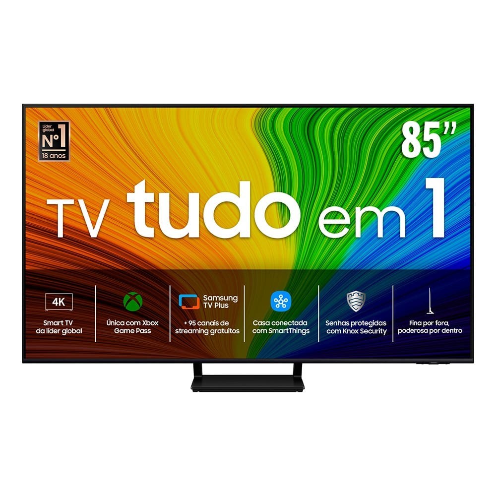 Smart TV QLED 85 4K Samsung 85Q70D Gaming Hub, AI Energy Mode | Shopee ...