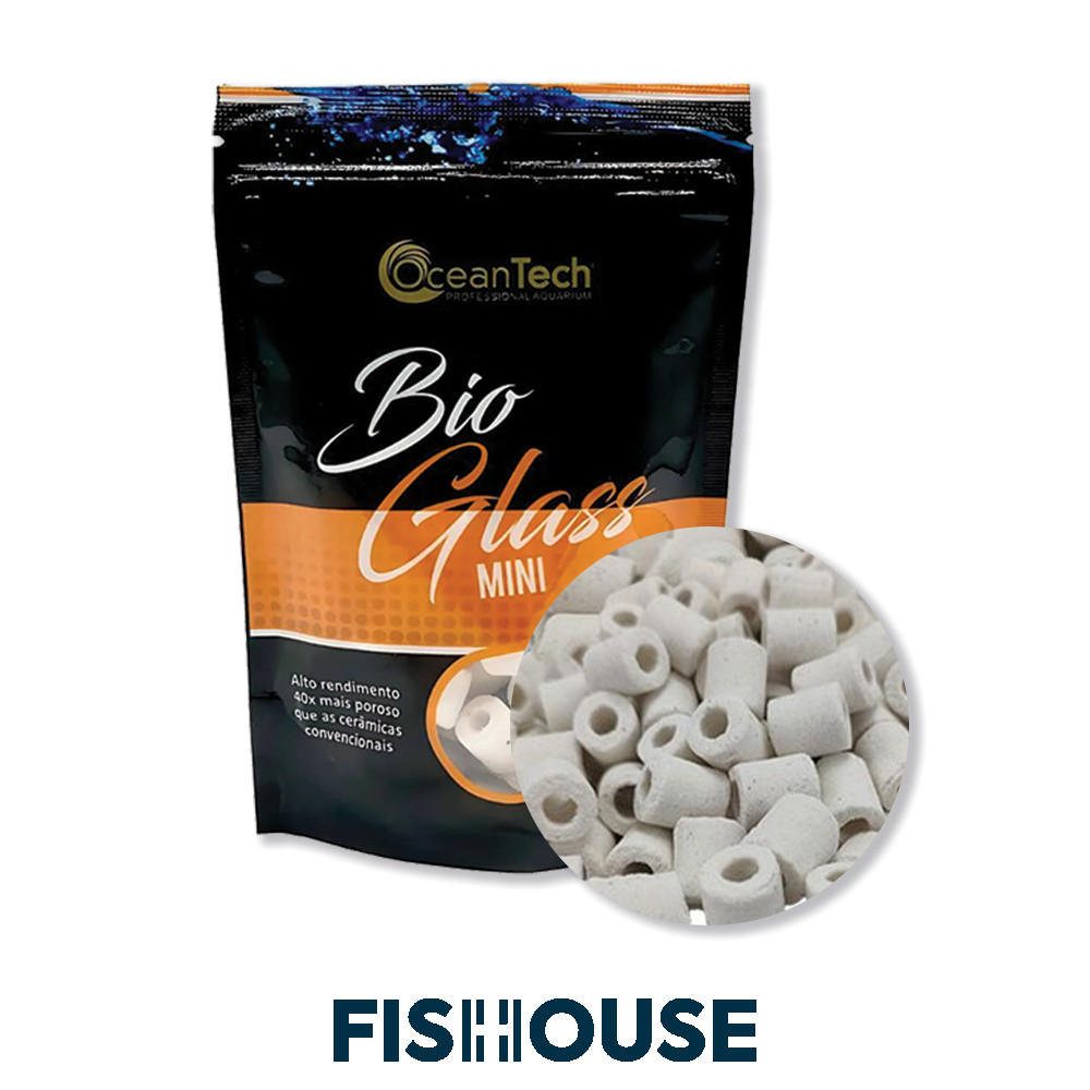 Mídia biológica - Bio Glass Mini - OceanTech | Shopee Brasil