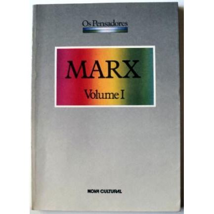 Os Pensadores: Marx Volume I - VIDA E OBRA de Karl Marx 5289500 ...