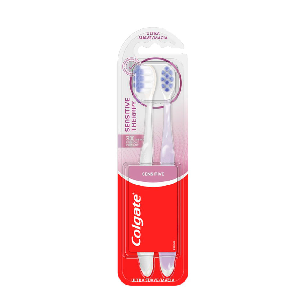 Escova Dental Colgate Sensitive Therapy Suave Macia com 2 Unidades ...