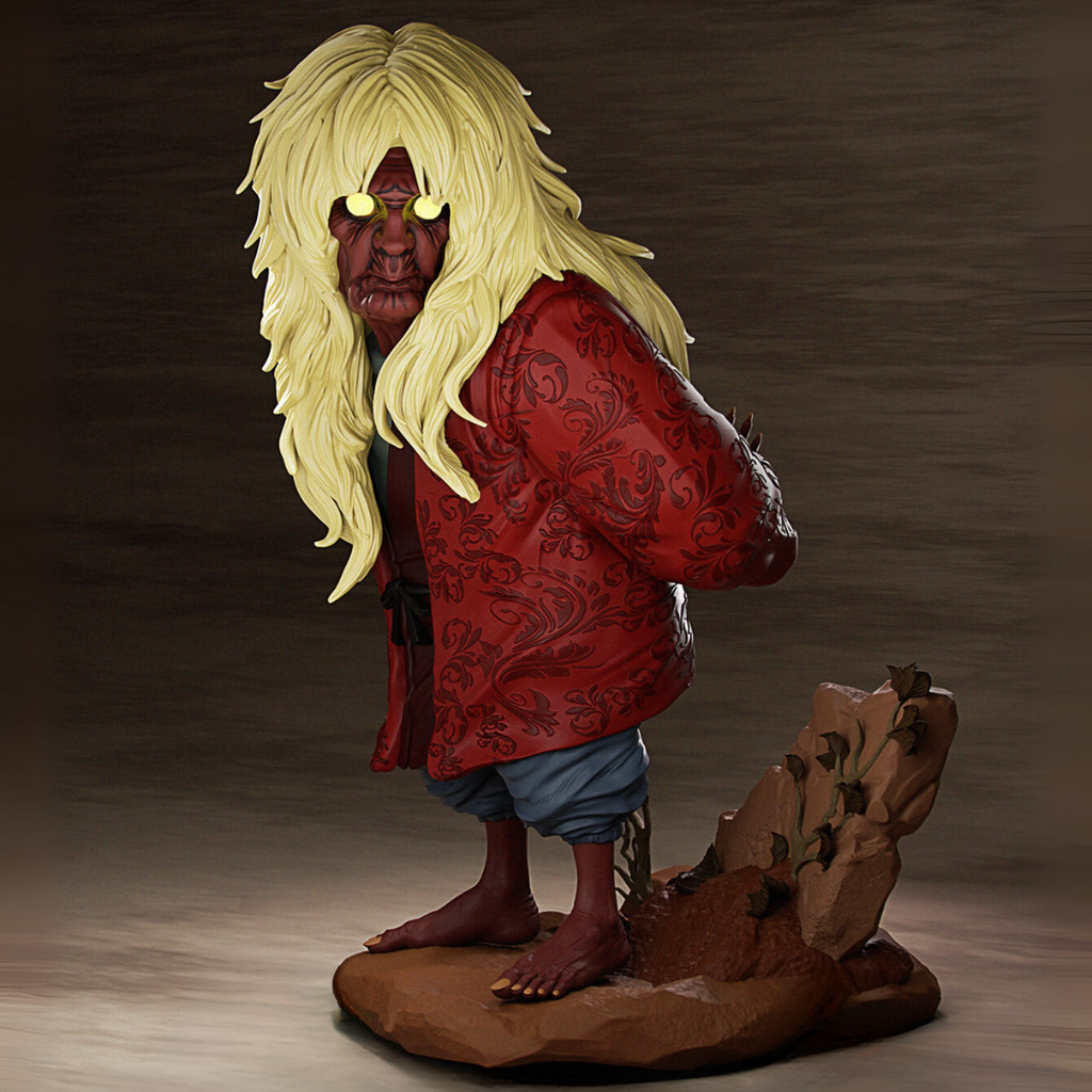 Velha Turbo Dandadan Figure Action Miniatura Colecionável Estatua ...