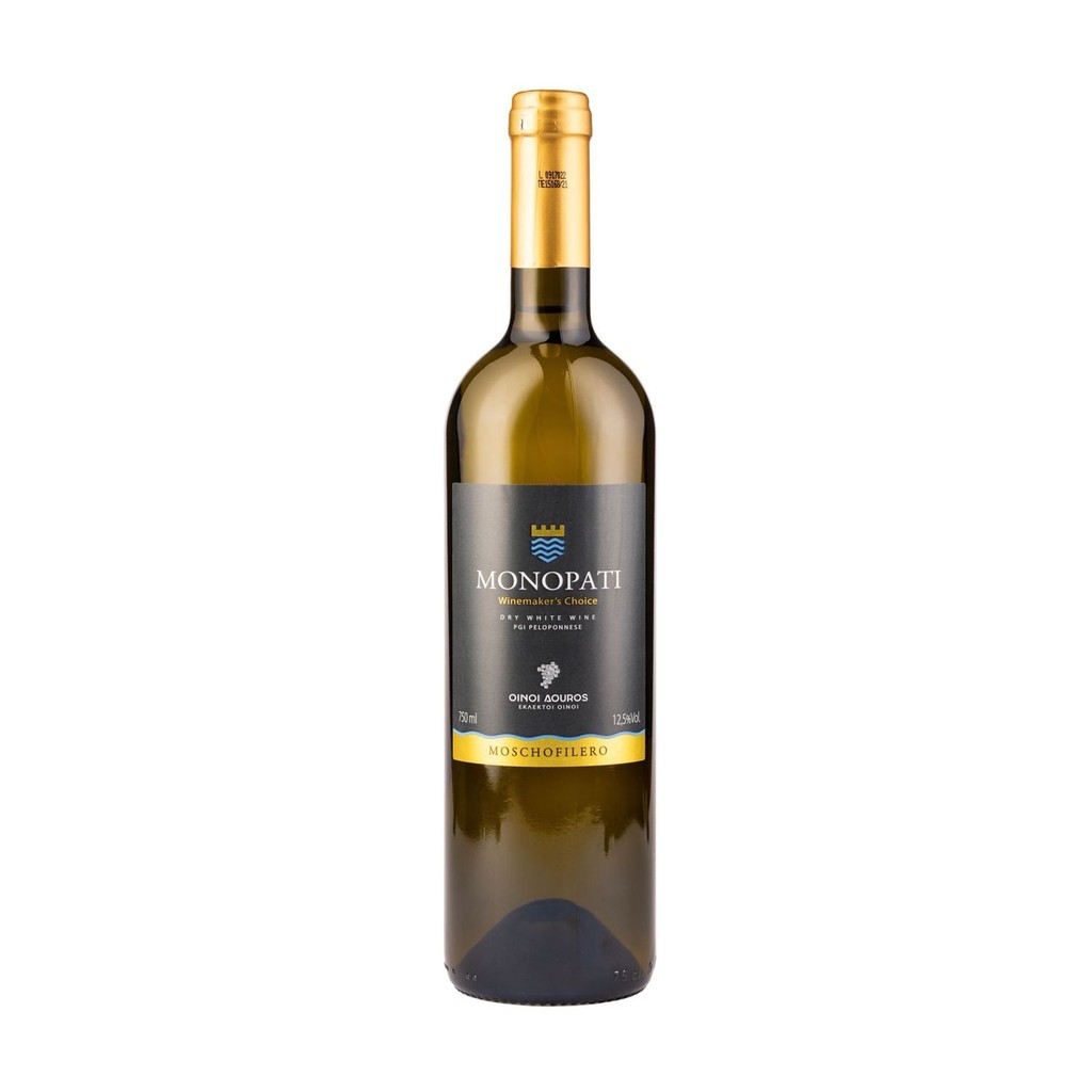 Vinho Grécia Fino Branco Seco - Monopati - Moschofilero - 750ML ...