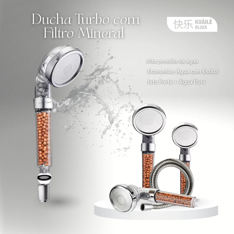 Ducha de Filtragem Iônica Alta Pressão 5 modos | Shopee Brasil
