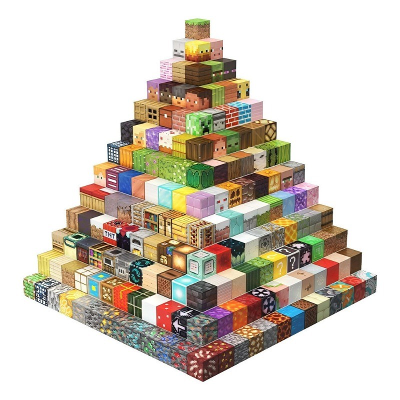 Minecraft Blocks 200 Peças + 8 Personagens-Brinquedo Criativo | Shopee ...