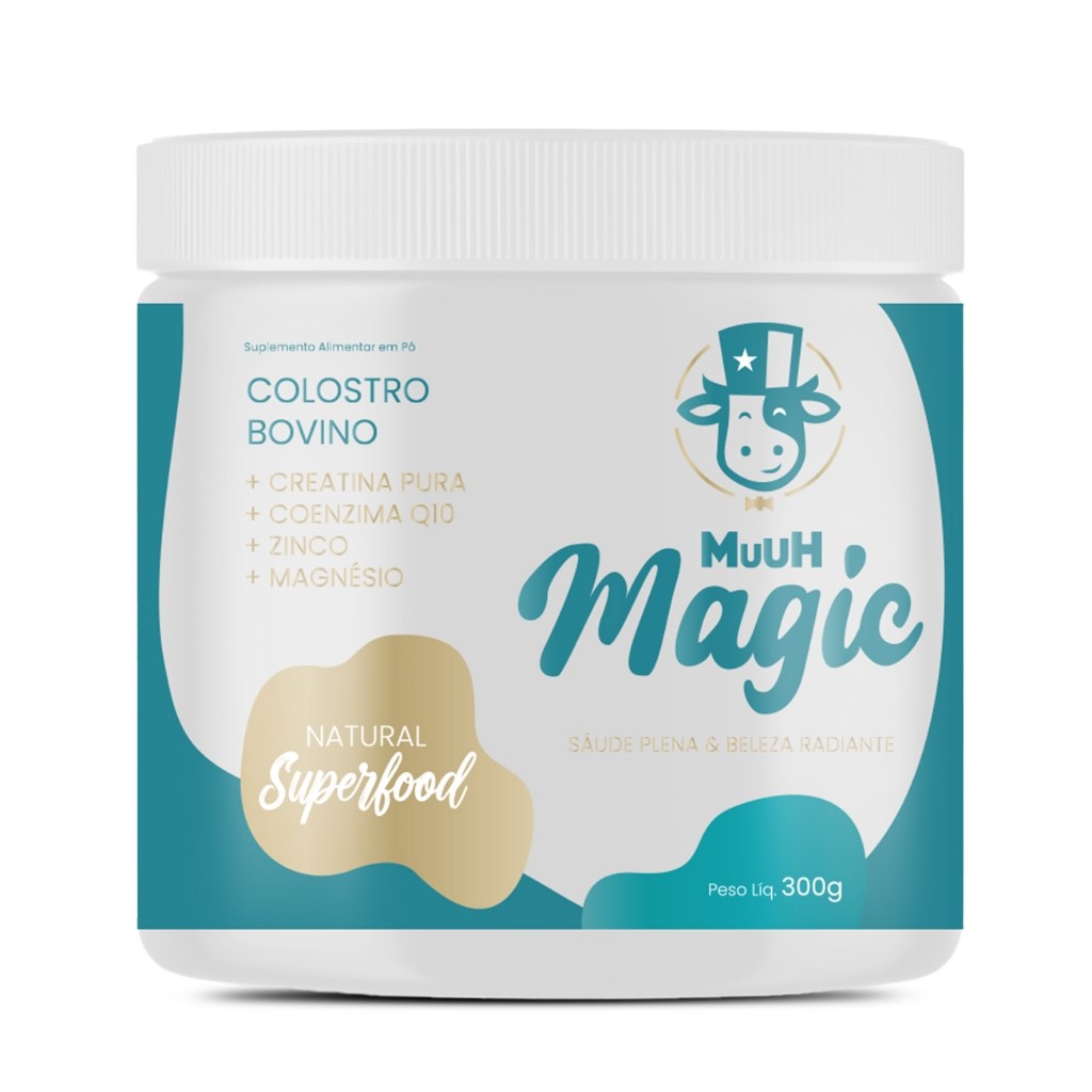 MAGIC MUUH 300G | CREATINA + COLOSTRO BOVINO | SUPLEMENTO ALIMENTAR ...