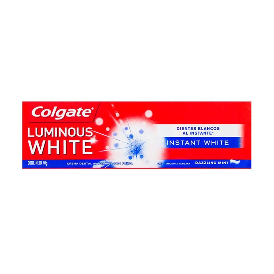 Colgate Luminous White Instant 70g: Clareamento Instantâneo | Shopee Brasil