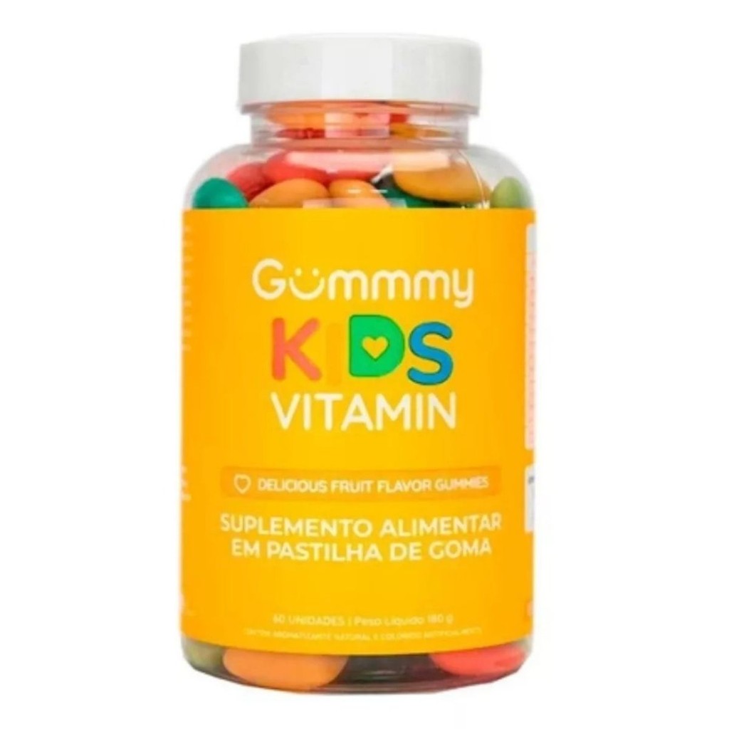 Gummy Kids Vitamin Sabor Mix de Frutas 60 Unidades 180g | Shopee Brasil