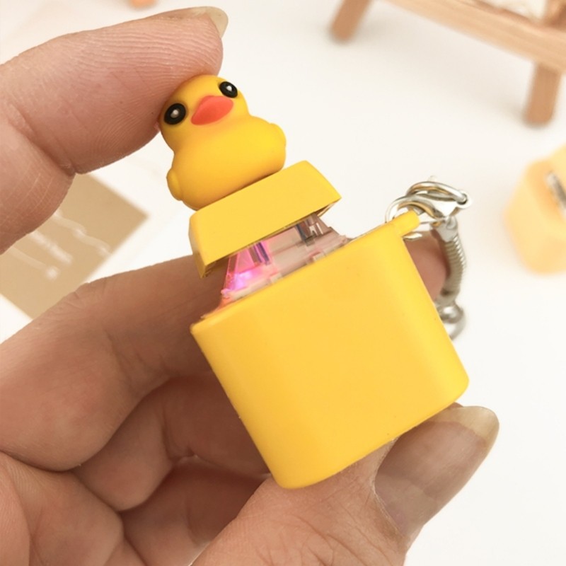 Estone Fidgety Toy Quacking Recarregável Pato Chaveiro Alívio Do ...