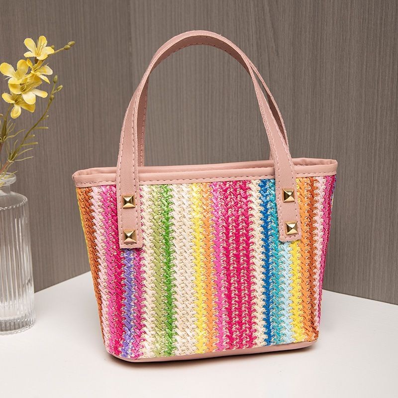 Novo produto pronto estoque na moda arco-íris bolsa de ombro mensageiro ...