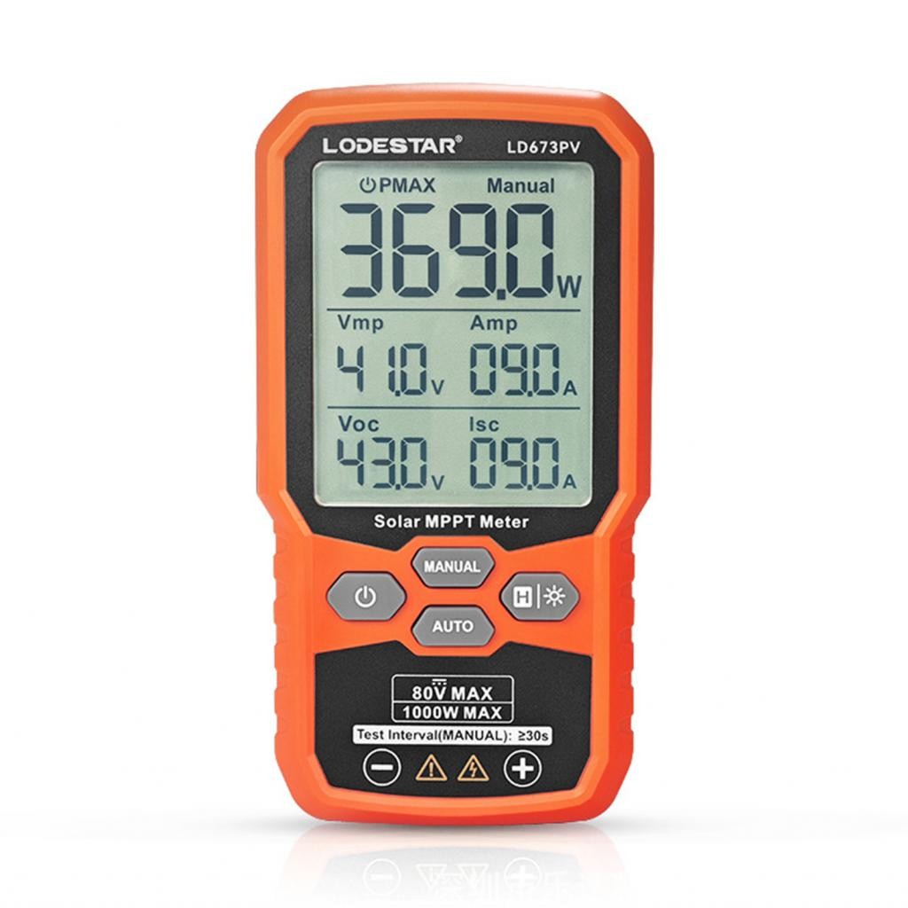 niceshopper.br Solar Panel Power Meter Tester 1000W PV Multimeter with ...