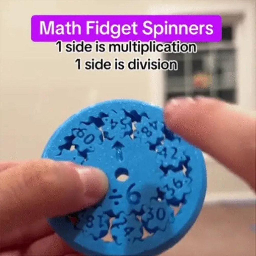 Crianças Matemática Fidget Spinners Adição Subtração Multiplicação E ...