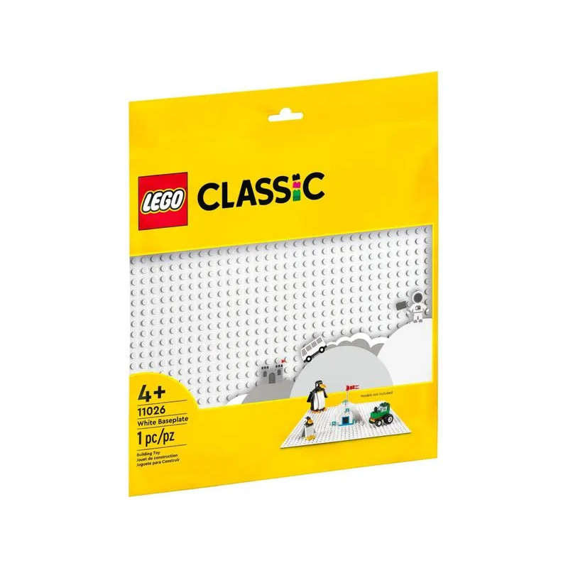 LEGO Classic Base de Construção Branca - 1 peça 11026 | Shopee Brasil