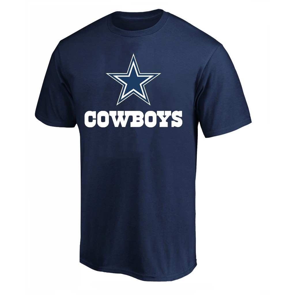 Camiseta Camisa Algodão Dallas Cowboys Logo Futebol Americano | Shopee ...