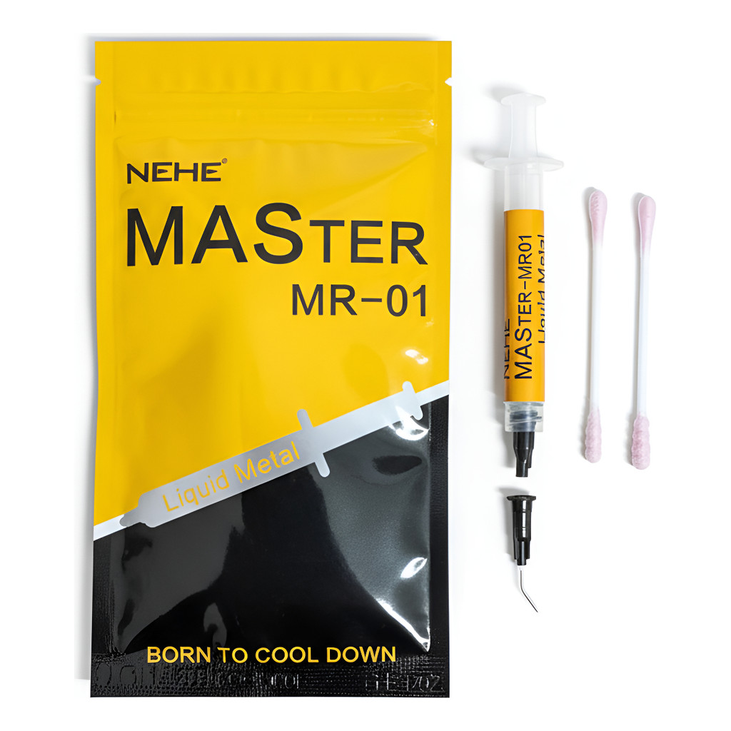 Pasta Térmica Metal Líquido Premium Nehe Master Mr-01 128w/mk - 2g Para ...