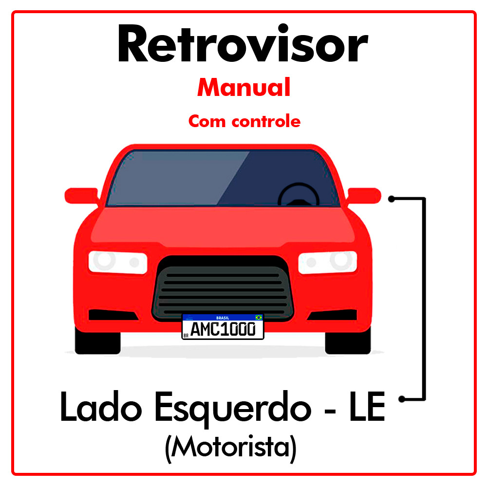 Retrovisor Externo Corsa Wind Sedan Pick Up 94/01 C/ Controle Le ...