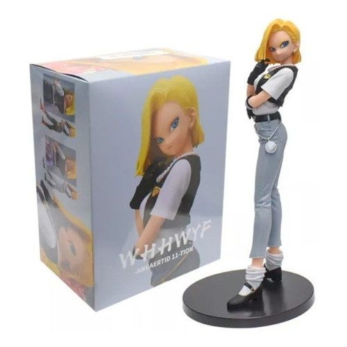 Boneca Action Figure Dragon Ball Android 18 Anime | Shopee Brasil