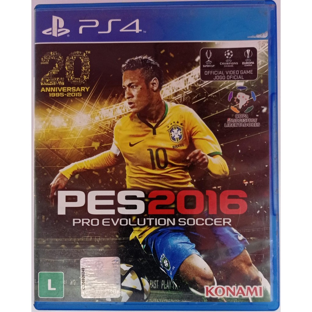 PRO EVOLUTION SOCCER PES 2016 PS4 FÍSICO USADO | Shopee Brasil