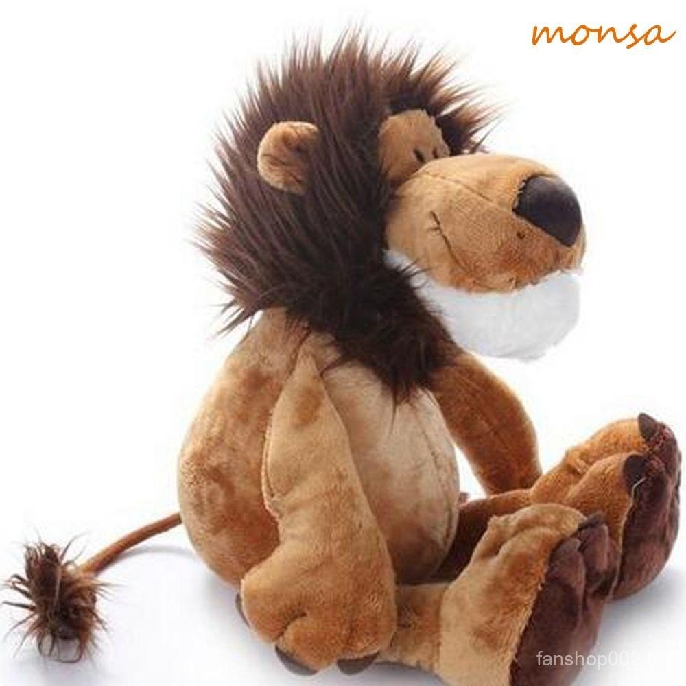MONSA Lion Doll Carro Recheado Ornamentos Home Decoração Baby Cartoon ...
