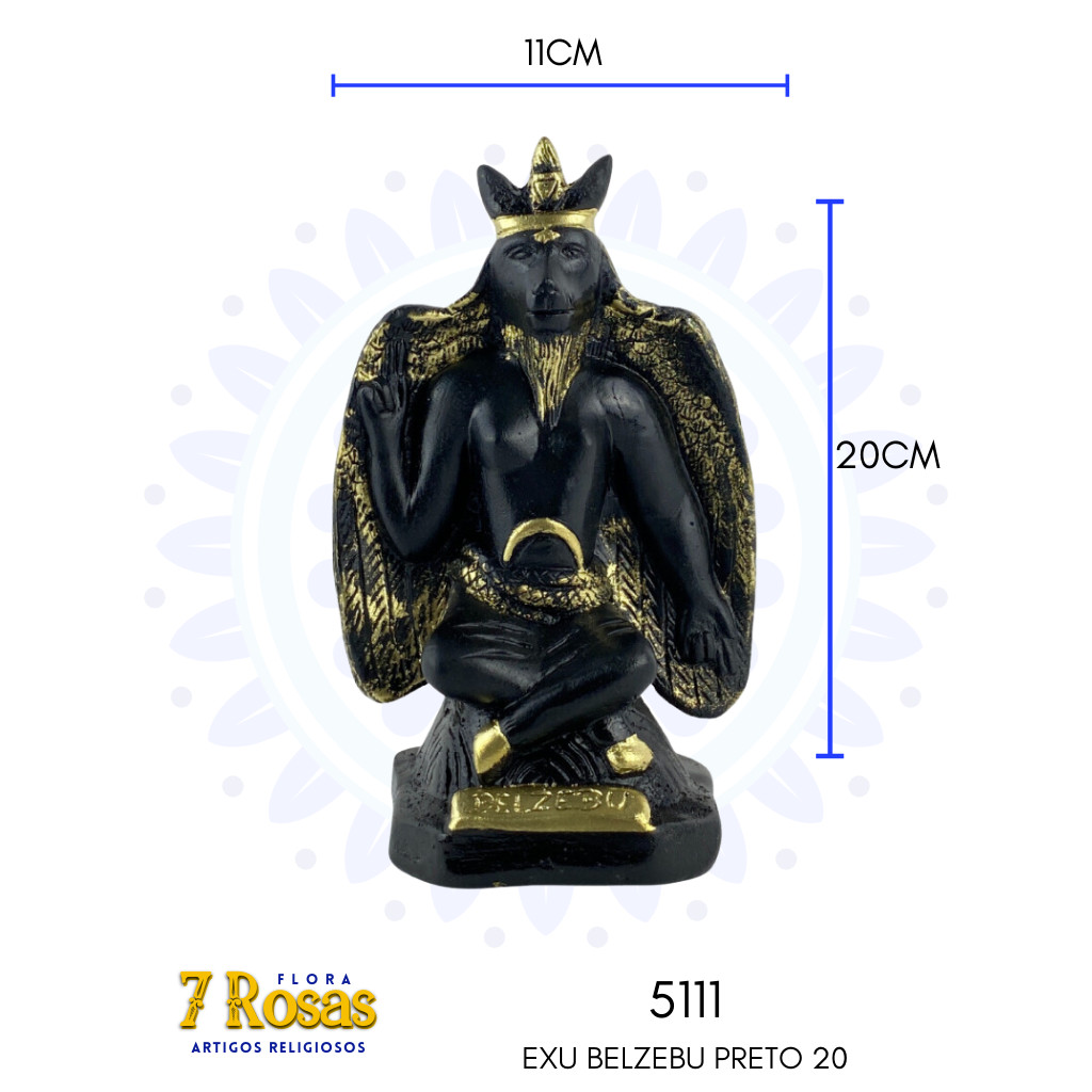 EXU BELZEBU 20 PRETO | Shopee Brasil