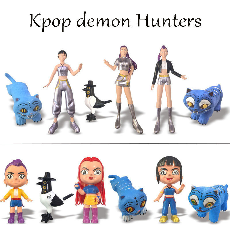 Rumi Derpy Tiger Action Figure Kpop Demon Hunters Modelo Colecionável ...