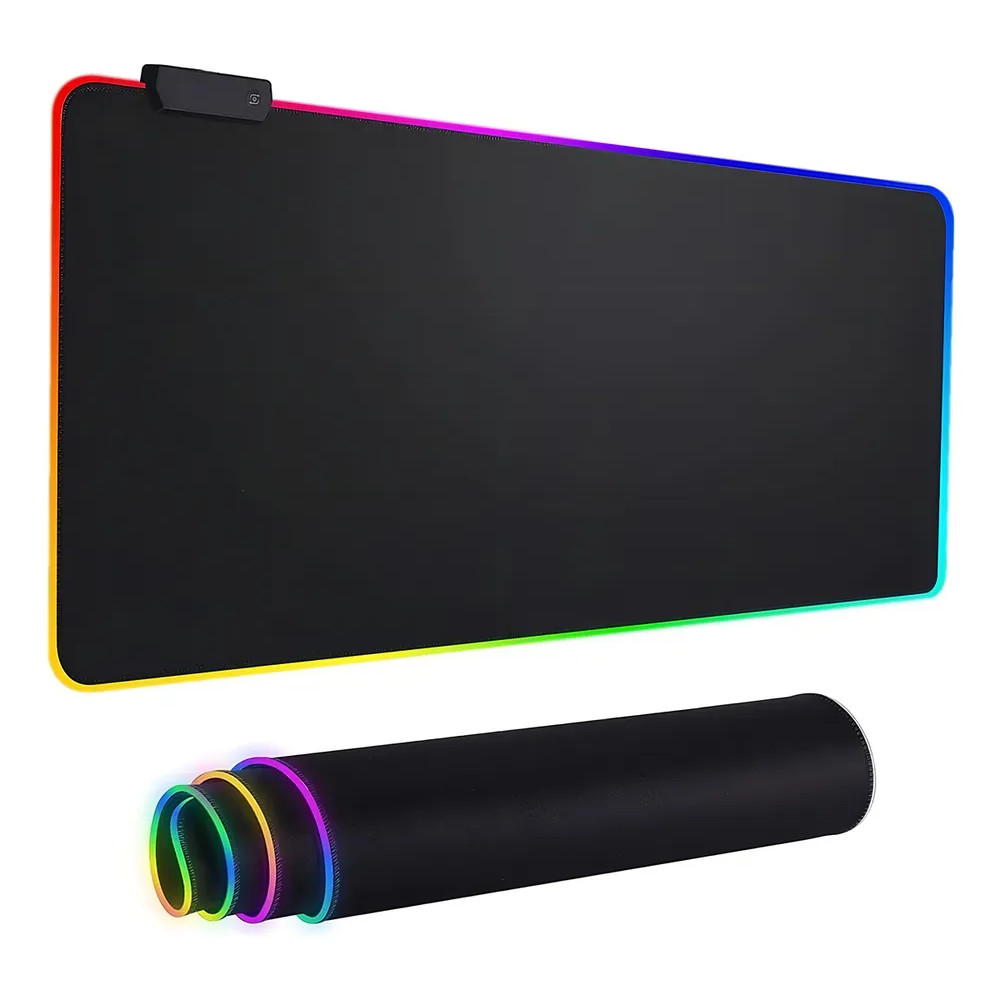 Mouse Pad Gamer RGB LED 80x30cm Teclado e Mouse | Shopee Brasil