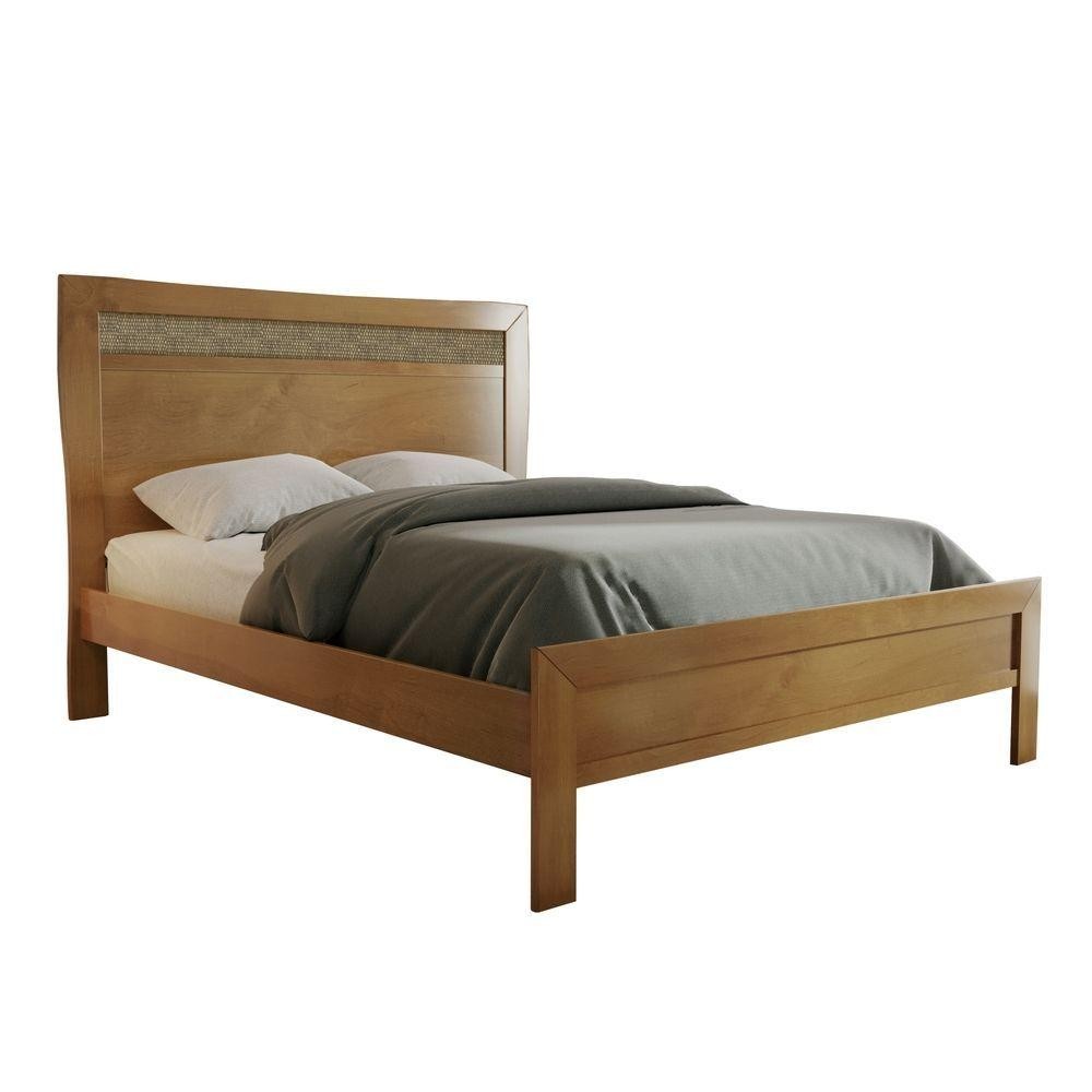 Cama Queen Com Ratam 160cm Império Amêndoa Mel Josandro Amêndoa Mel ...