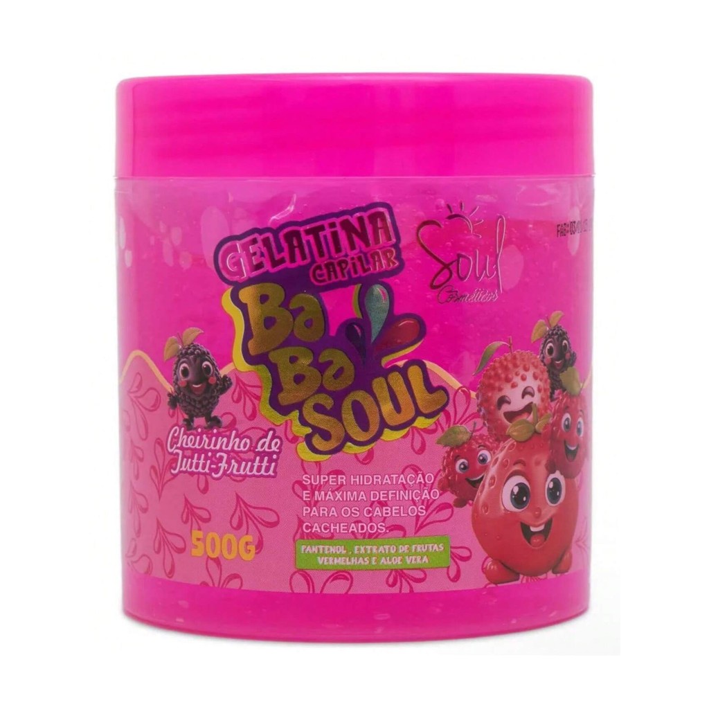 Gelatina Capilar BaBa Soul 500g – Cachos Definidos com Pantenol ...