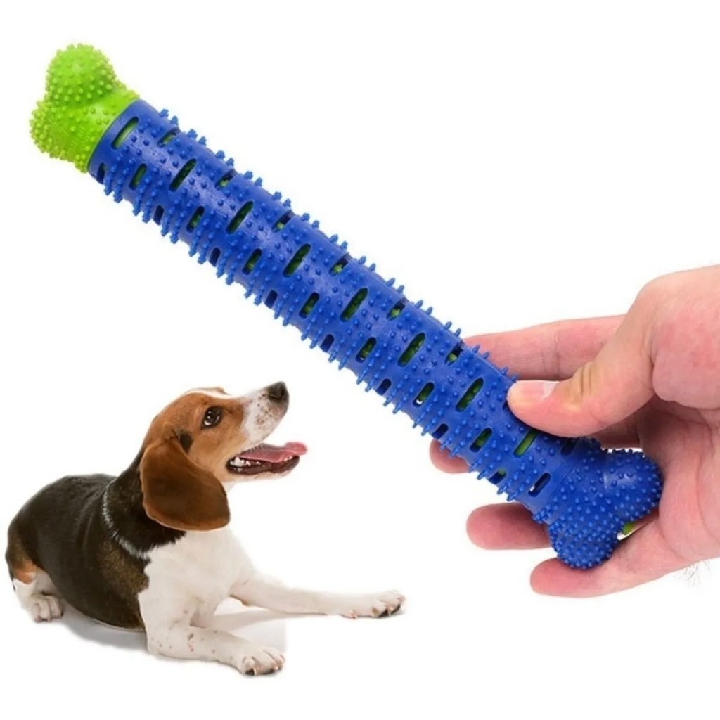 Mordedor Osso Removedor de Tártaros Para Cães – Chewbrush | Shopee Brasil