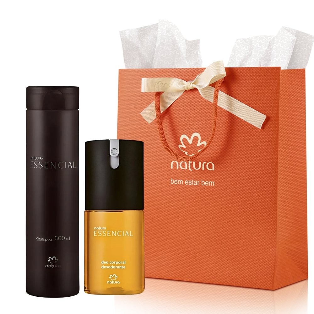 Presente Essencial Masculino Shampoo + Desodorante | Shopee Brasil