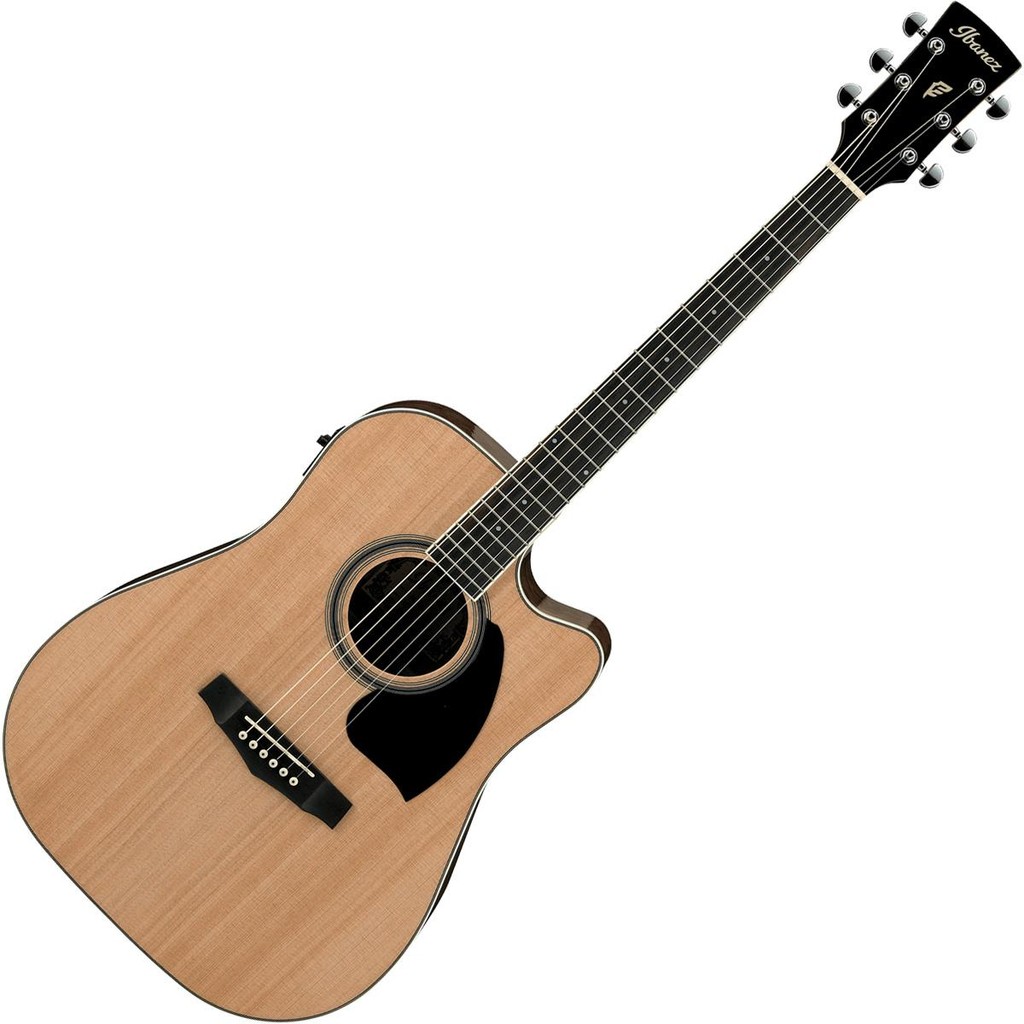 Violão Ibanez Eletroacústico Folk Cutaway Pf15ece Natural | Shopee Brasil