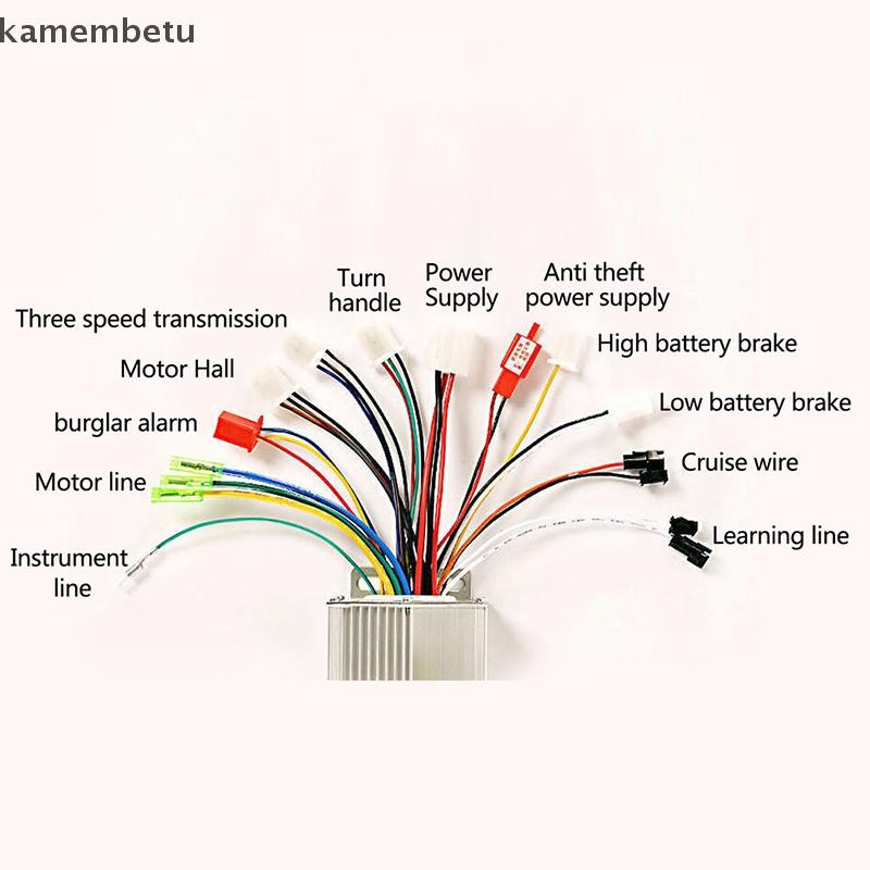 kam 36V/48V 350W Controlador De Motor Sem Escova DC Regulador ...