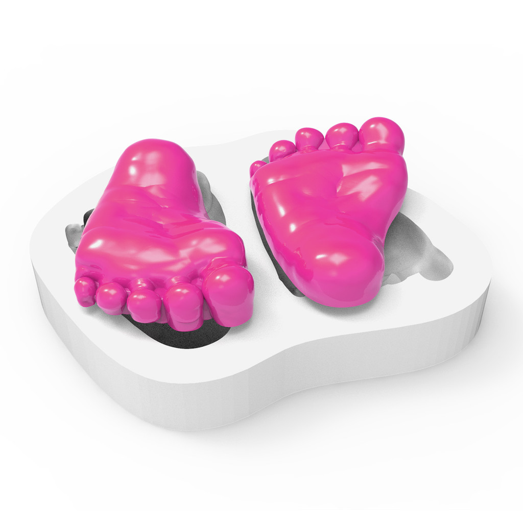 Forma de Silicone Pé de Bebê P Ib-283 (P9-A2-B1) | Shopee Brasil