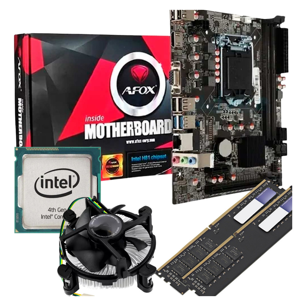 Kit Upgrade Intel Core I5 4570 + Mb H81 + 16gb 1600mhz | Shopee Brasil