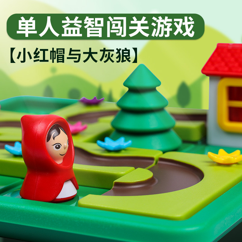 Jogo Educacional Infantil de Mesa Chapeuzinho Vermelho e o Lobo Mau ...