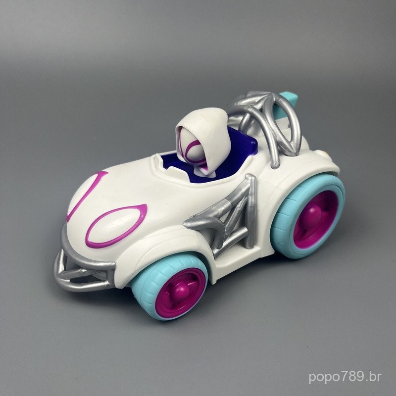Boneca de Anime Spider-Man Gwen Carro de Acrobacias Head-Up Carro ...