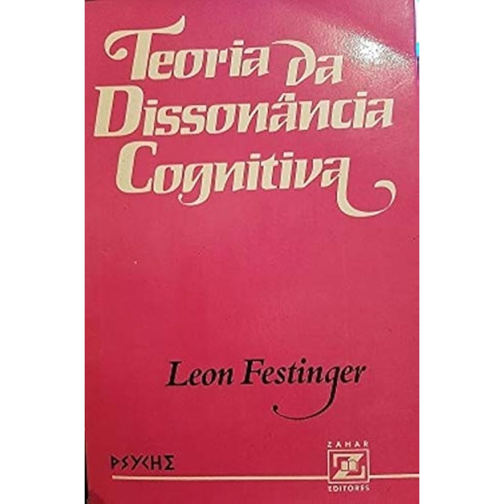 Livro - Teoria da Dissonância Cognitiva de Leon Festinger 7481855 ...