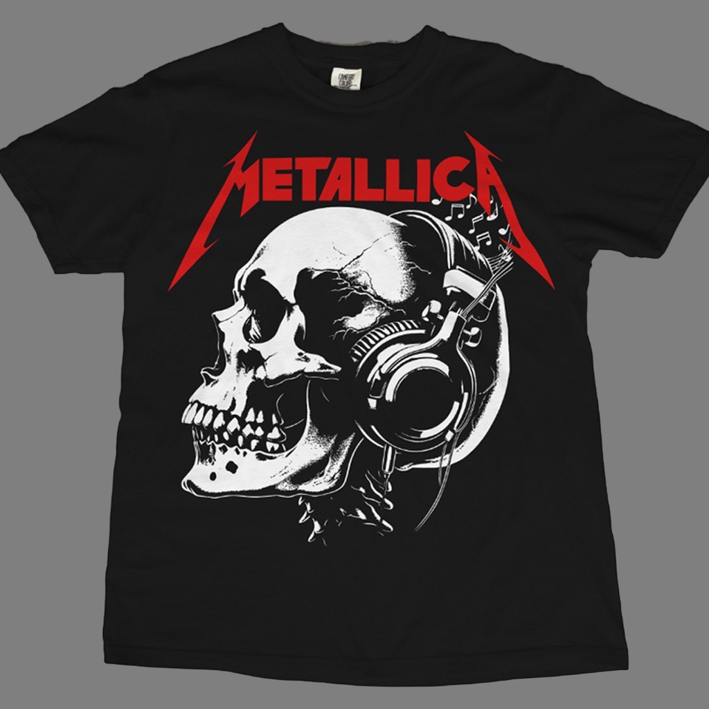 Camiseta Unissex "Metallica Caveira" Js Cod Fashion | Shopee Brasil