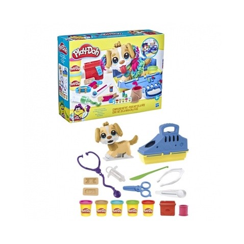 PLAY DOH PET SHOP MASSINHA VETERINÁRIO COM ACESSÓRIOS | Shopee Brasil
