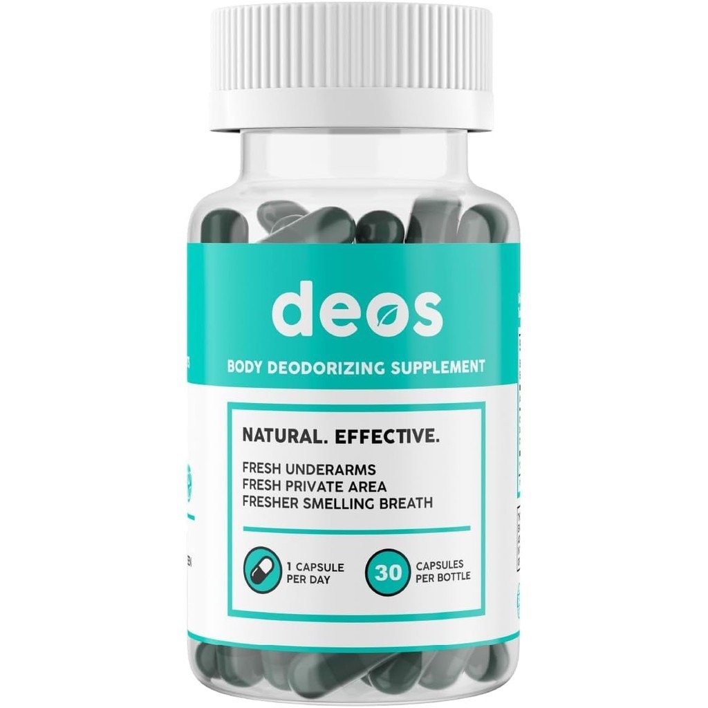 DEOS Internal Deodorant Supplement – Full Body Deodorizer for Gut ...