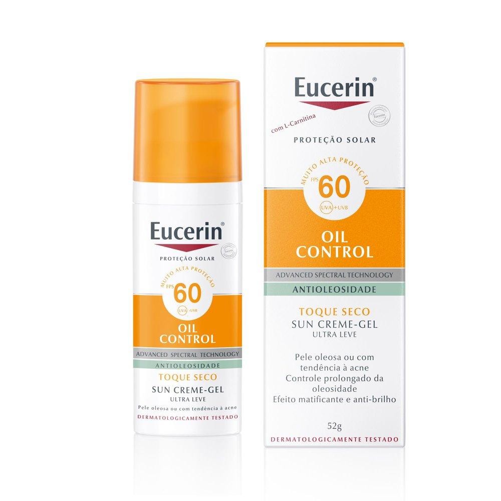 PROTETOR SOLAR FACIAL EUCERIN SUN OIL CONTROL FPS 60 50ML | Shopee Brasil