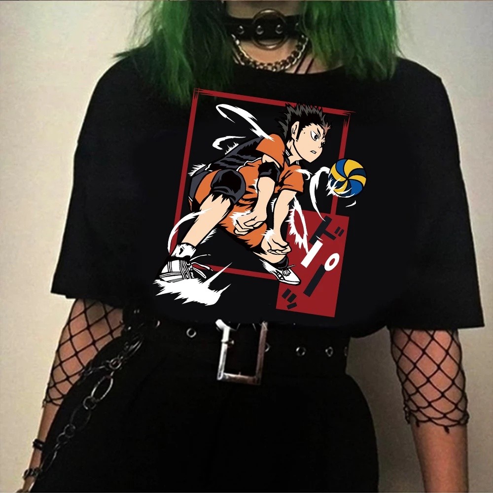 Camiseta Basica Camisa Yu Nishinoya Karasuno Ics Haikyuu Voley Anime ...