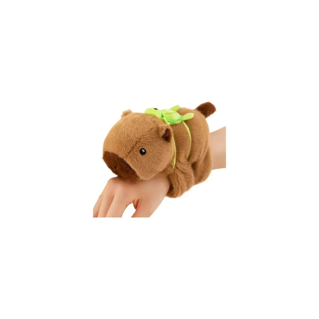 Capivara Bracelete Pelúcia Filó Kawaii Com Cauda Giratória | Shopee Brasil