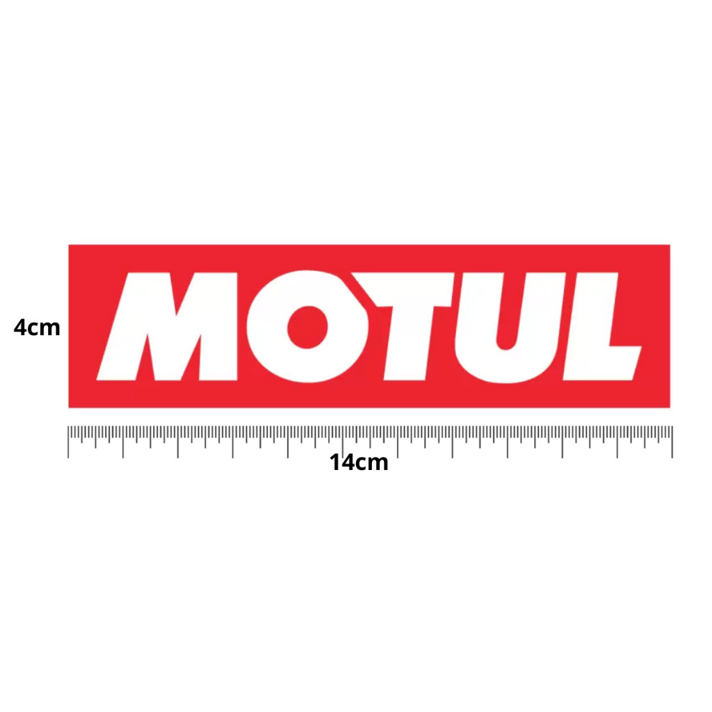 Adesivo Premium logo Oficial Motul para carro ou moto 14x4 cm | Shopee ...